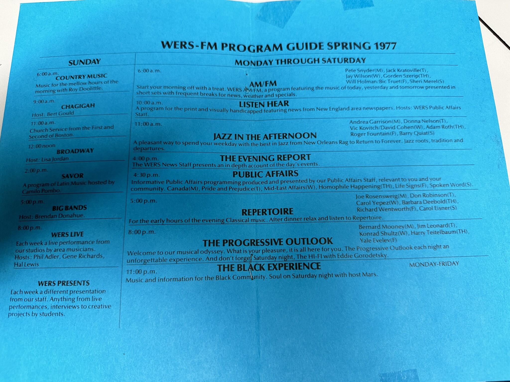 Join Us in Celebrating 75 Years of WERS! - WERS 88.9FM